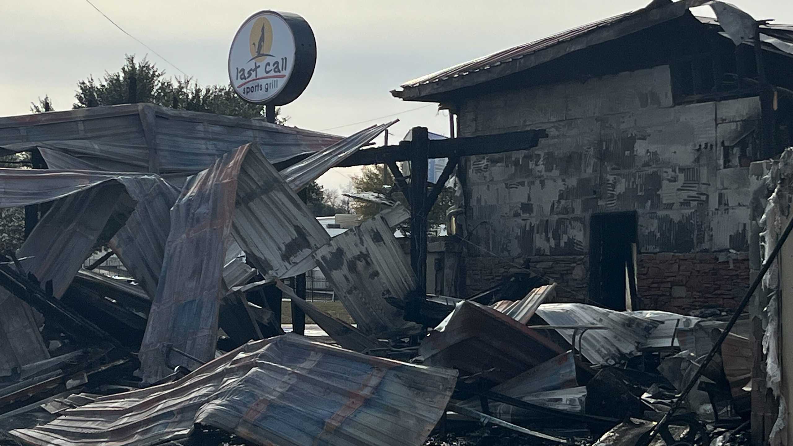Popular sports bar Last Call goes up in flames