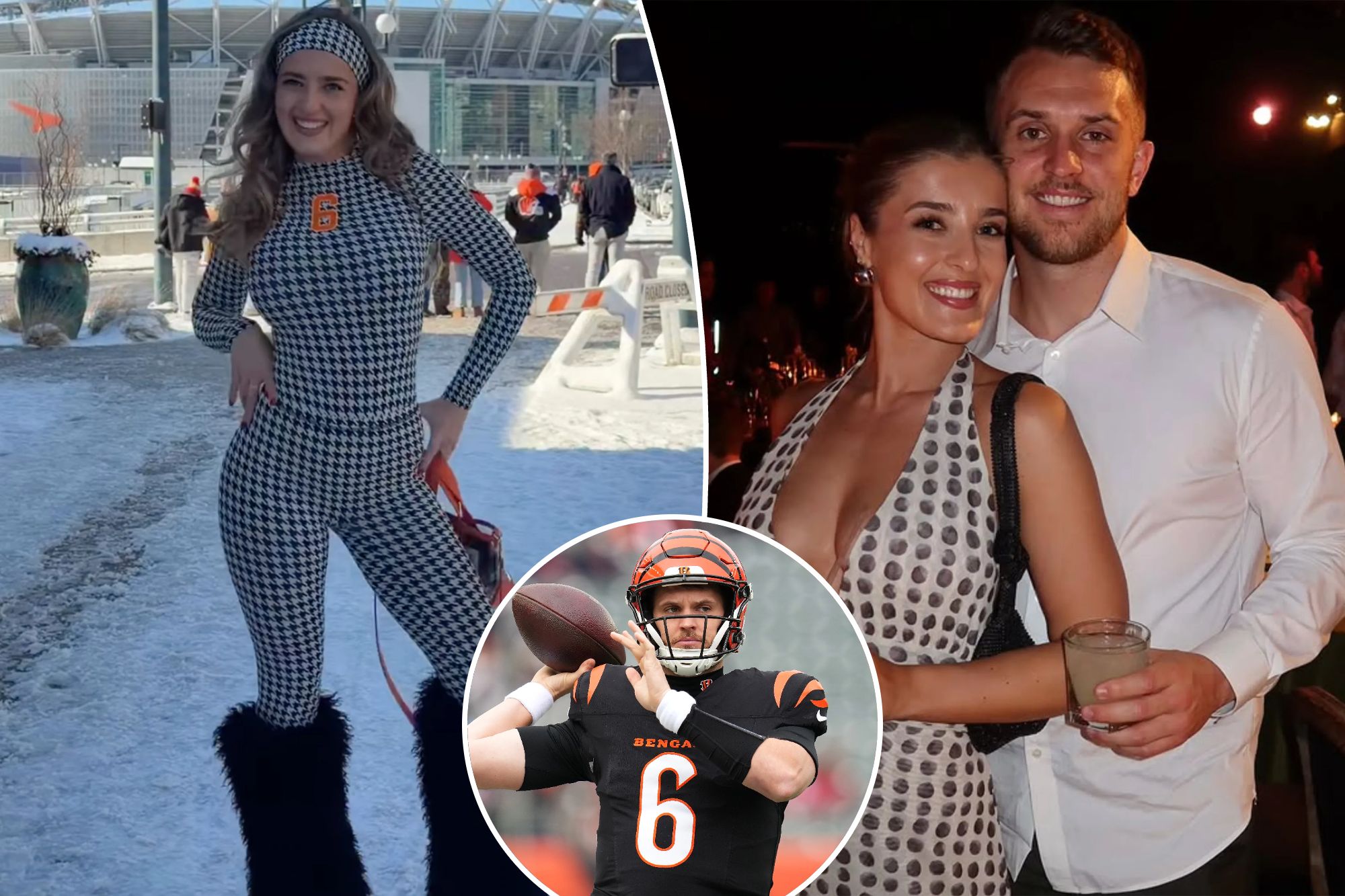 Bengals WAG goes for 'ski bunny vibes' with custom set in frigid Cincinnati
