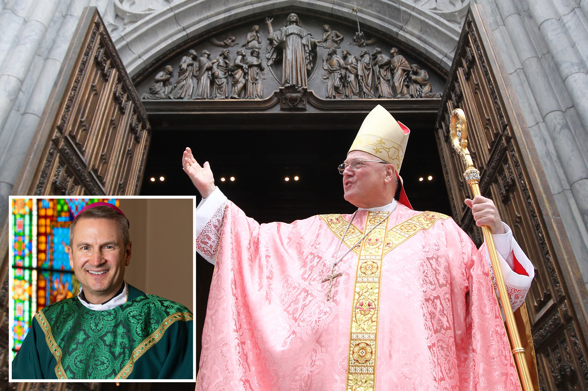Cardinal Dolan emotionally welcomes Illinois Bishop Ronald Hicks as new ...