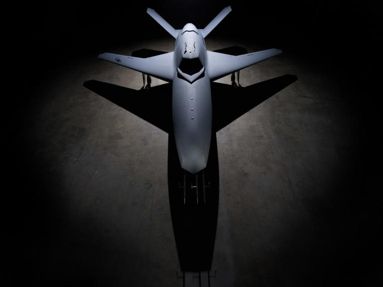 Exclusive: Photos show new flying drone that could accompany next-gen jets