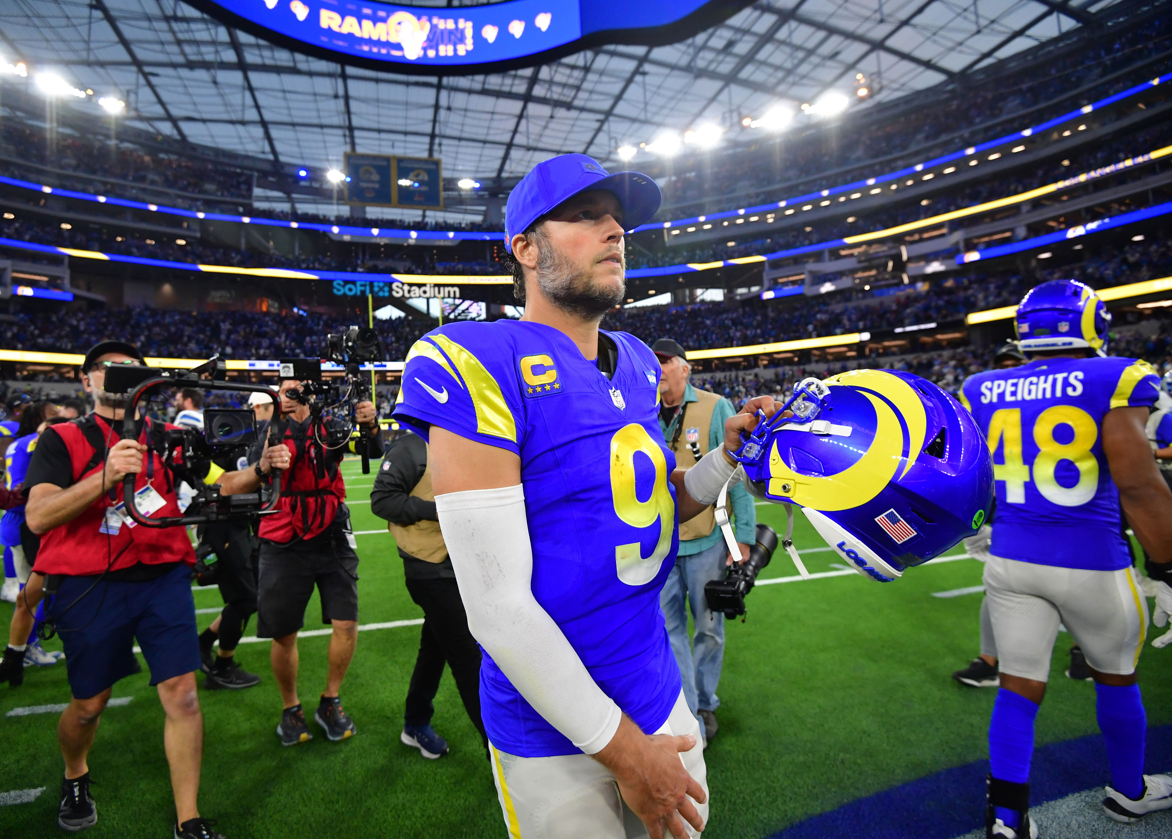 Will Matthew Stafford go 7-0 against Seahawks?