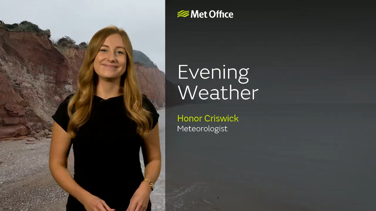 Met Office Monday evening weather forecast 06/10/2025
