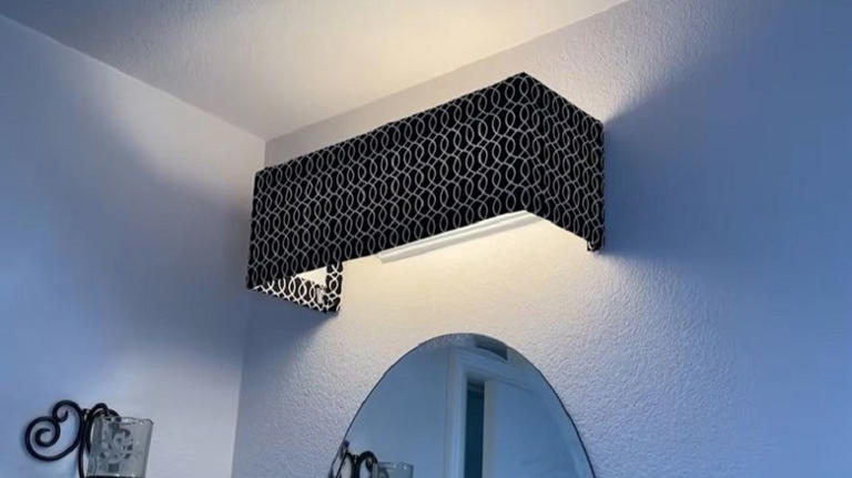 The easy DIY that gives your bathroom lighting an elegant upgrade
