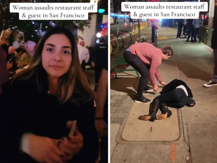 Drunk woman on video gets tripped, falls hard after restaurant fiasco