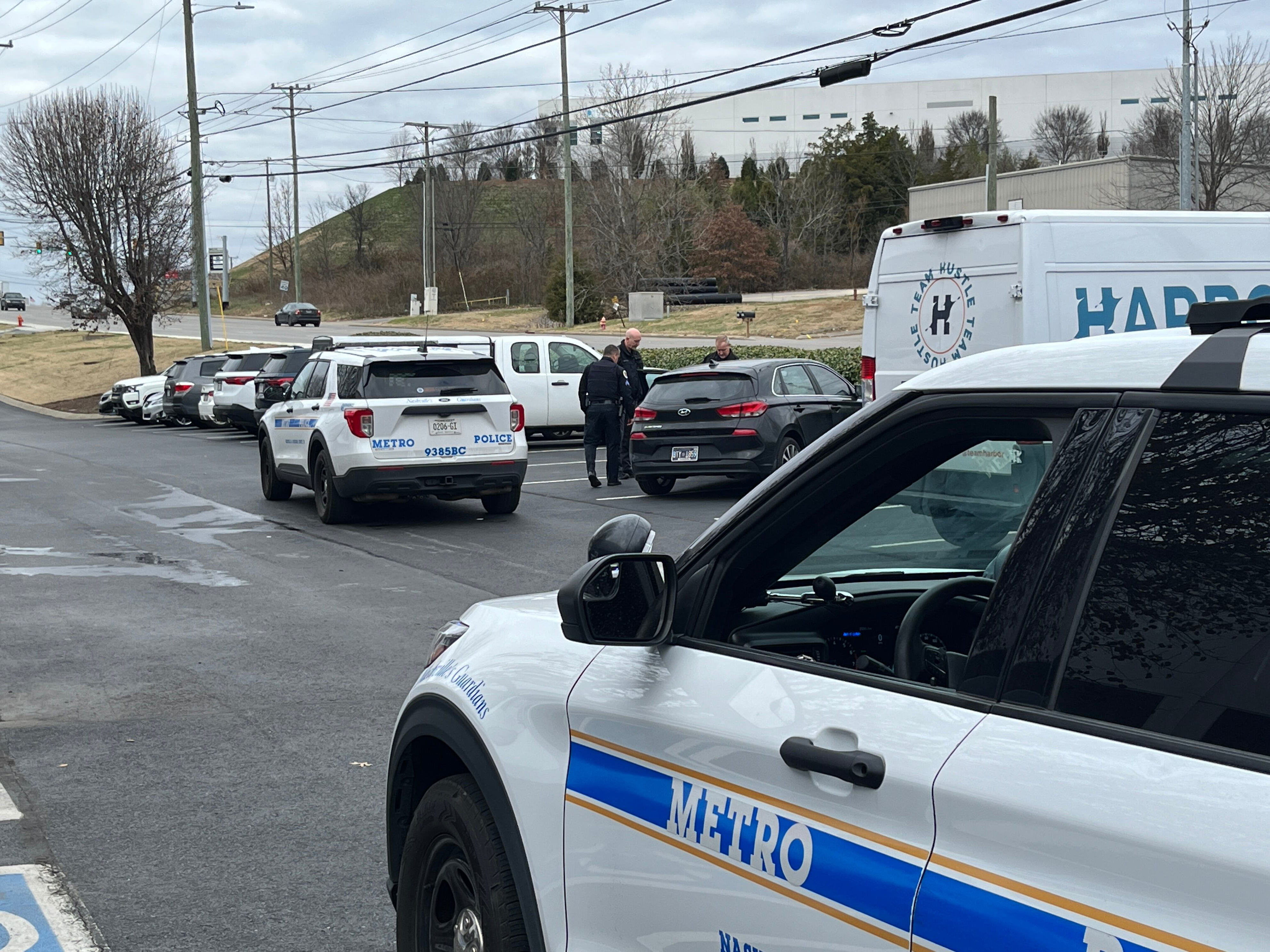 Man injured in apparent road rage shooting near Nashville business park