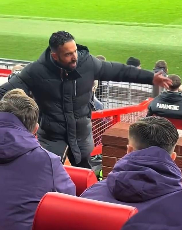 New footage shows furious Ruben Amorim's frustrations with Man United star