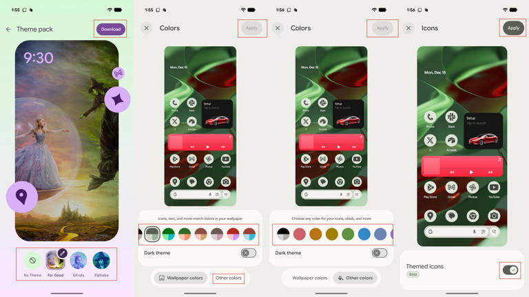 Here's how you can force your app icons to match on a Google Pixel