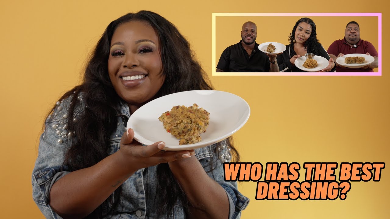 Strangers taste test Thanksgiving dressings 🍴