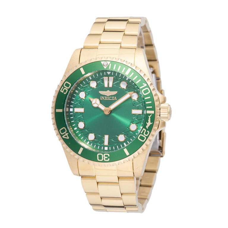 This classic gold Invicta watch is 89% off