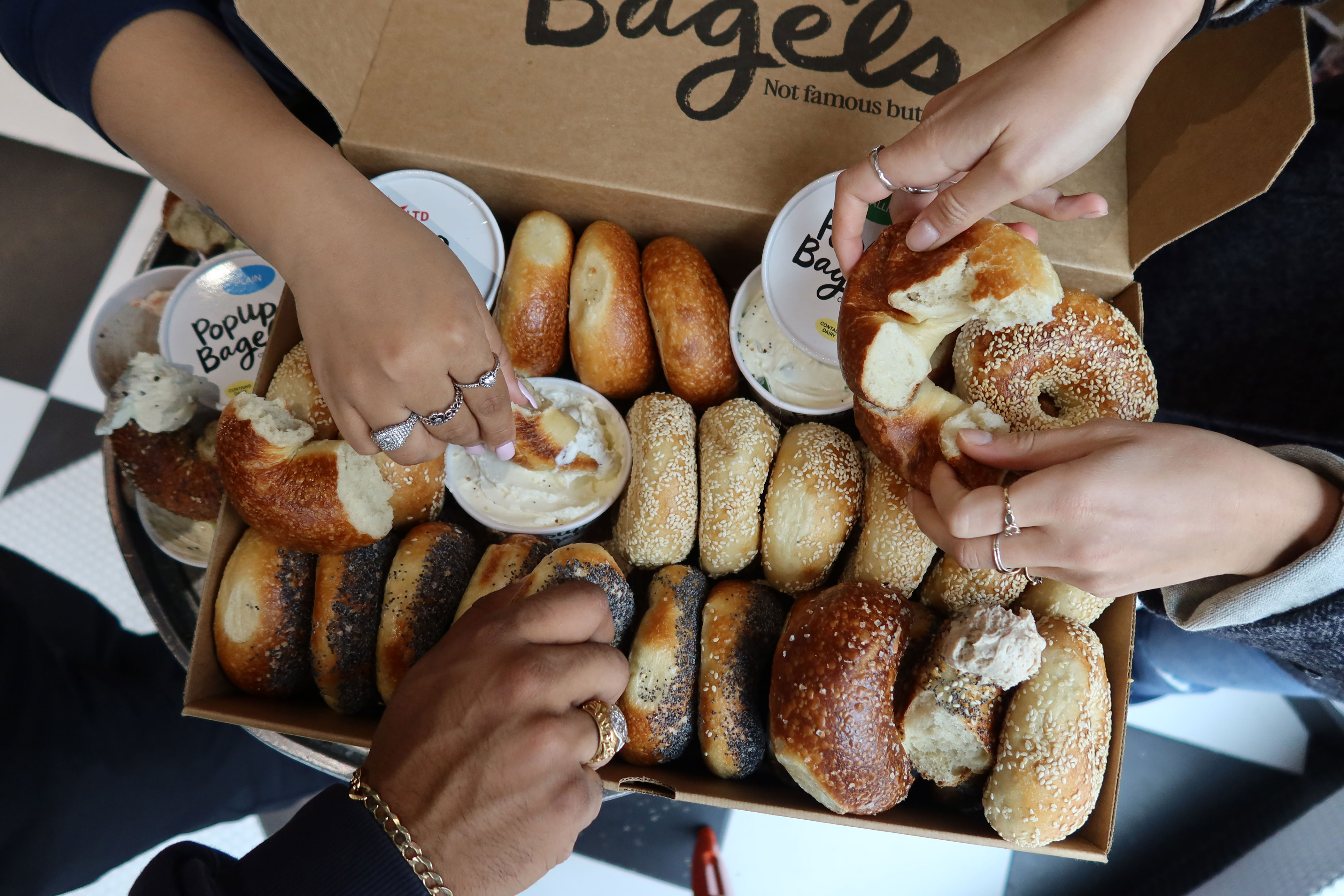 PopUp Bagels makes its long-awaited debut in Brentwood this week