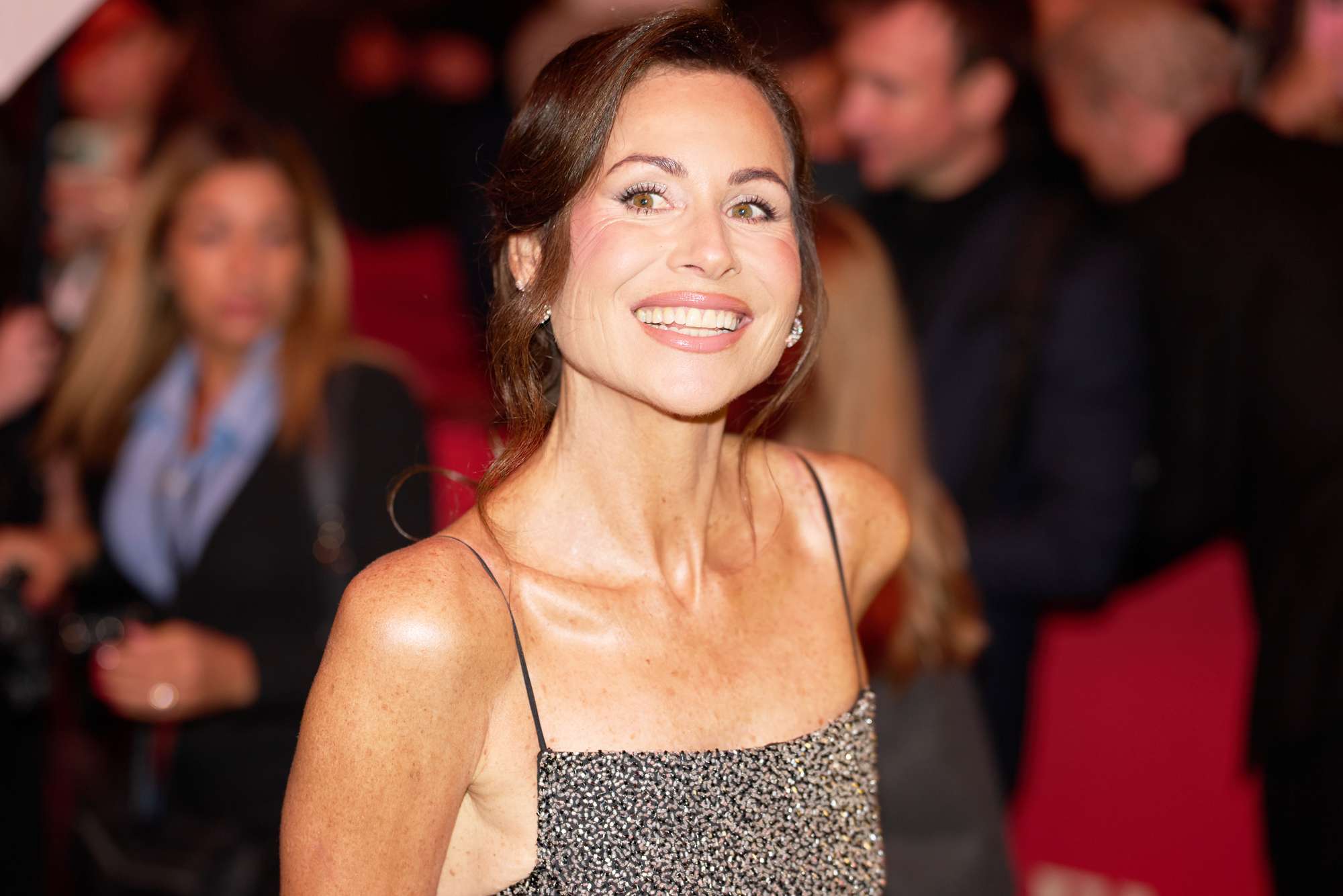 Minnie Driver plays an influencer on "Emily in Paris" but wouldn't know one if they 'smacked ...