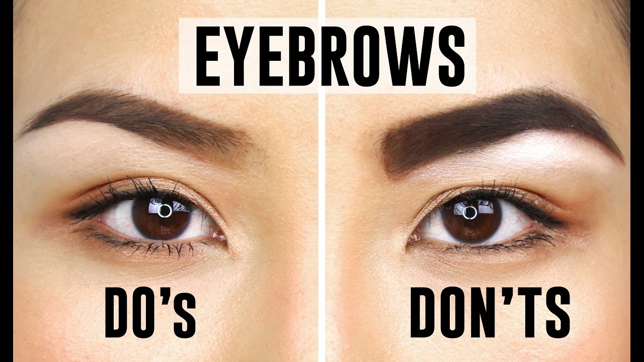 10 eyebrow do's and don'ts you must know