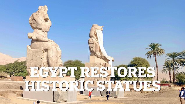 Egypt restores the massive Colossi of Memnon statues