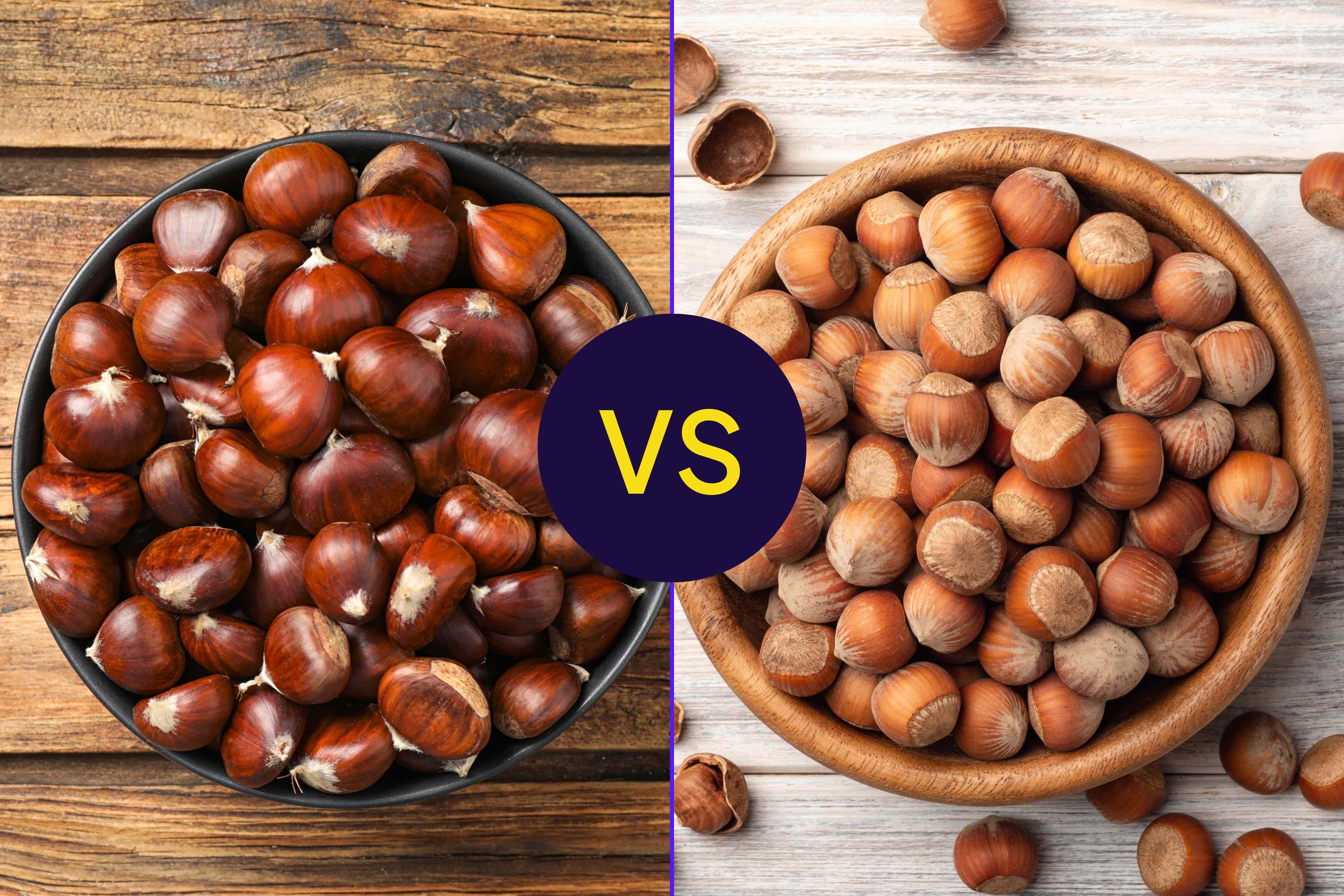 Chestnuts vs. hazelnuts: Which has more fiber, protein, and vitamin C?