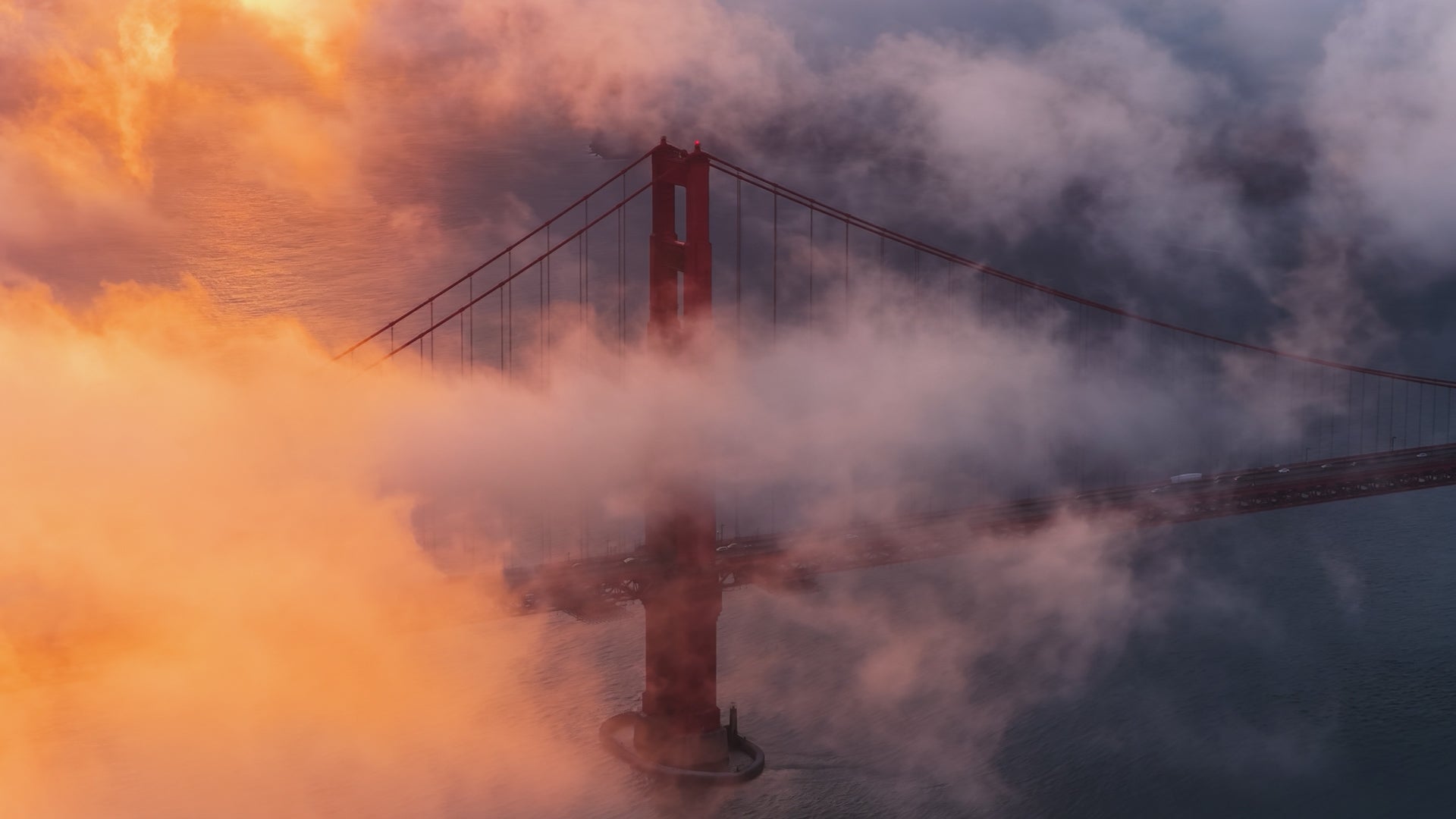 Watch as tule fog takes over California’s Central Valley