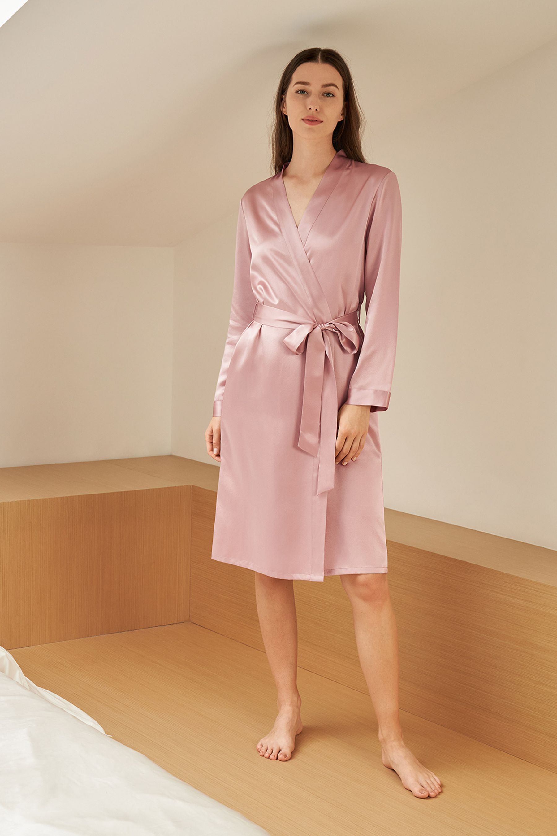 These silk and satin robes are the secret to a more luxurious night in