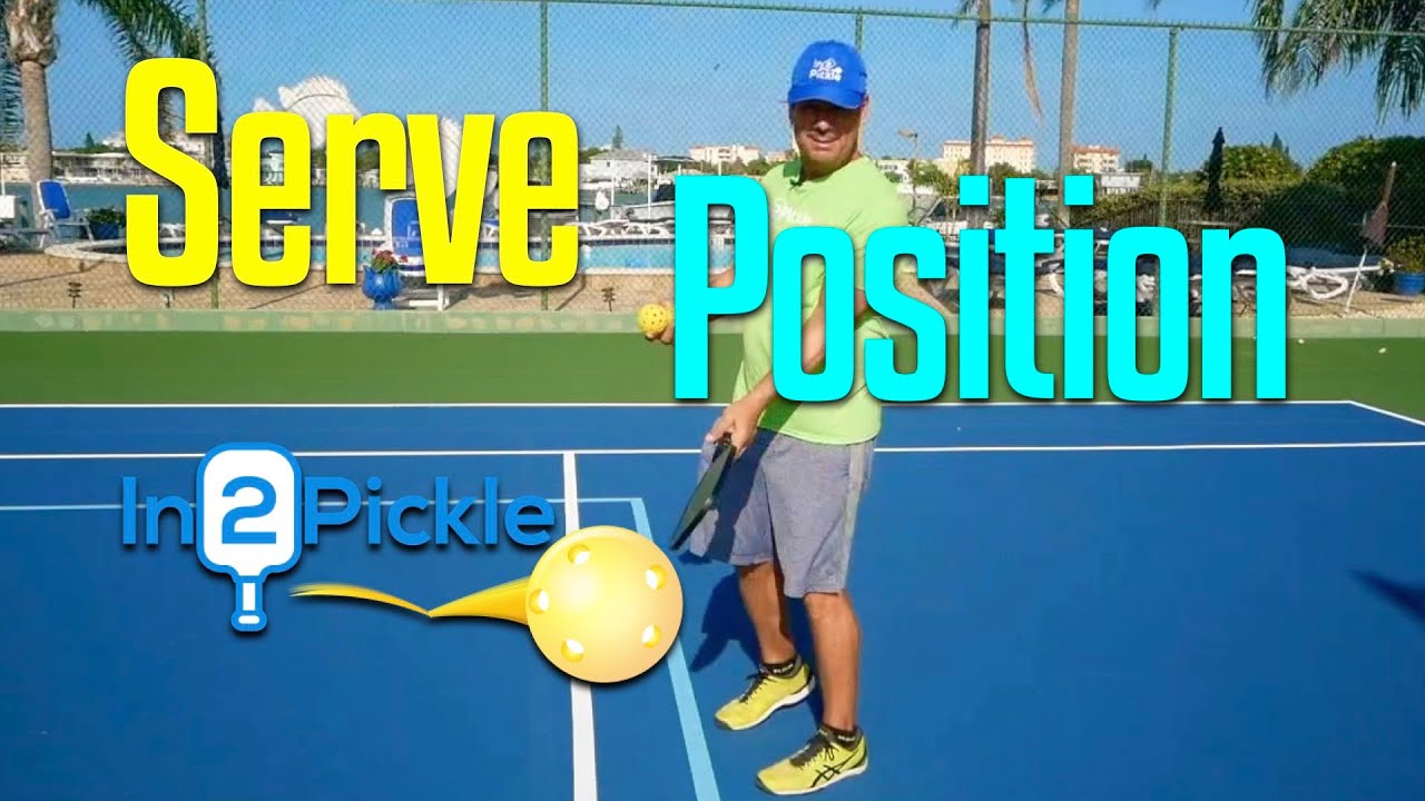 Starting position for your pickleball serve - Project 4.0 - In2Pickle