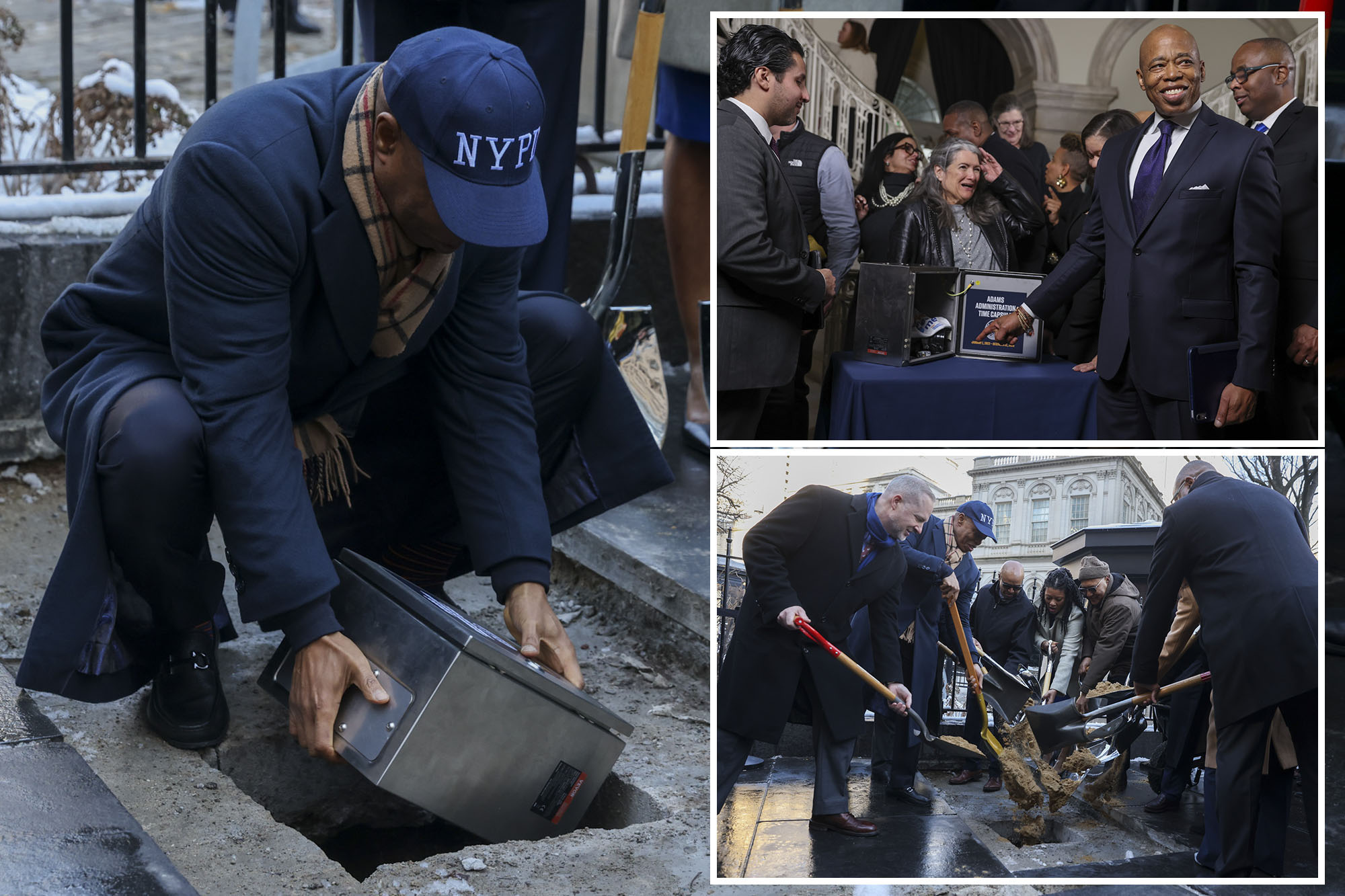 Eric Adams celebrates himself, sole term as NYC mayor with time capsule ...