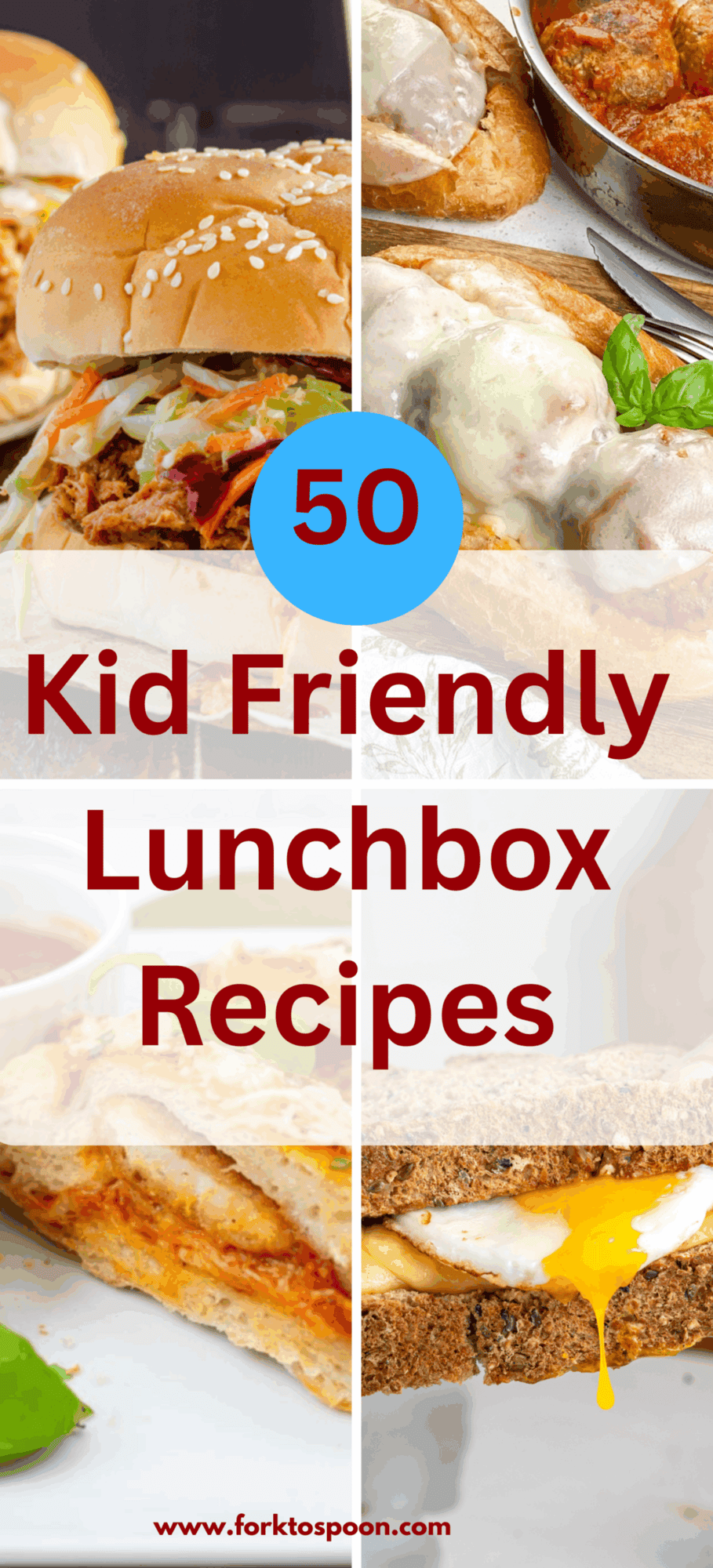50 school lunch ideas for kids