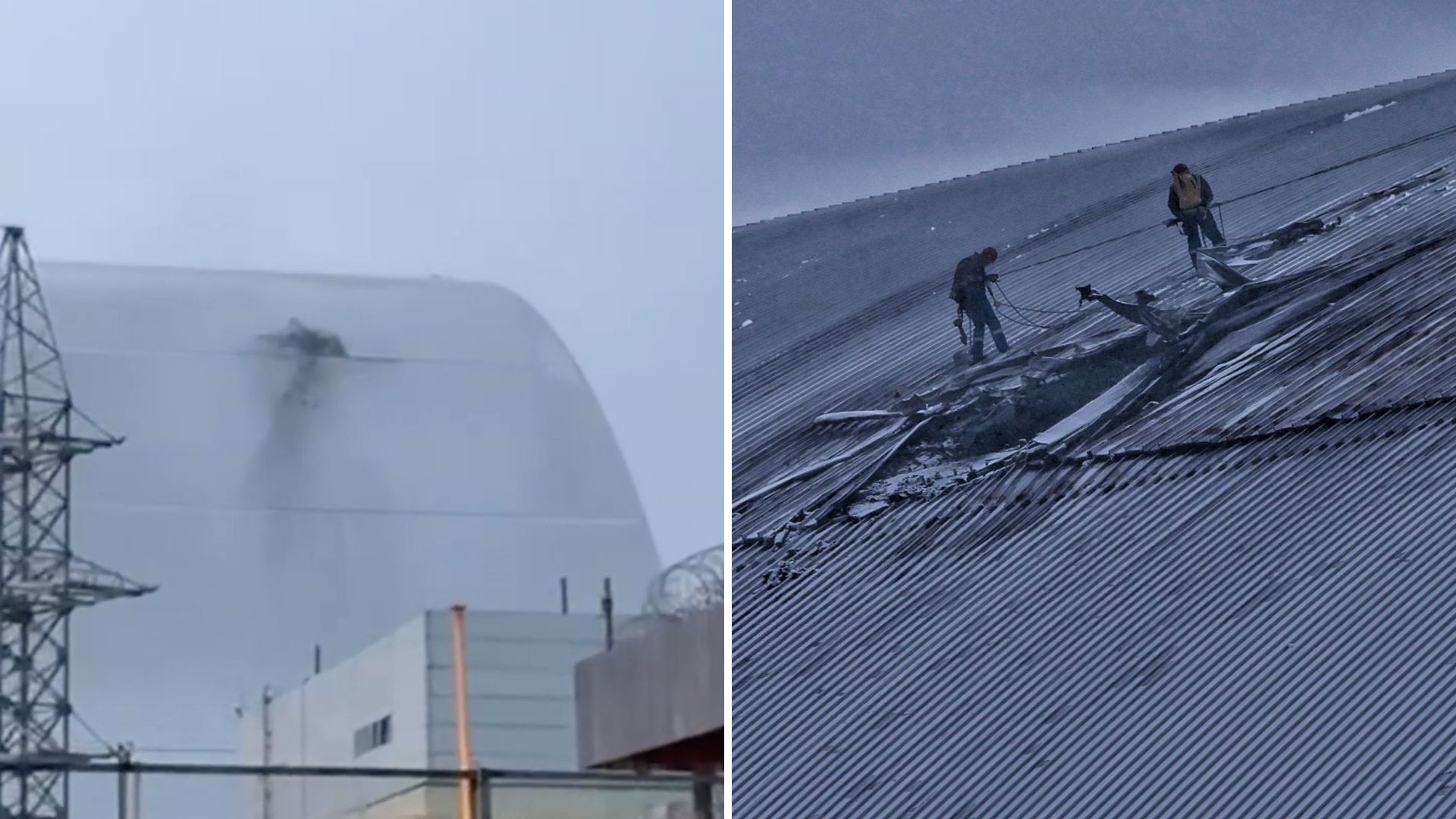 El escudo de Chernóbil ya no contiene la radiación tras un ataque con ...
