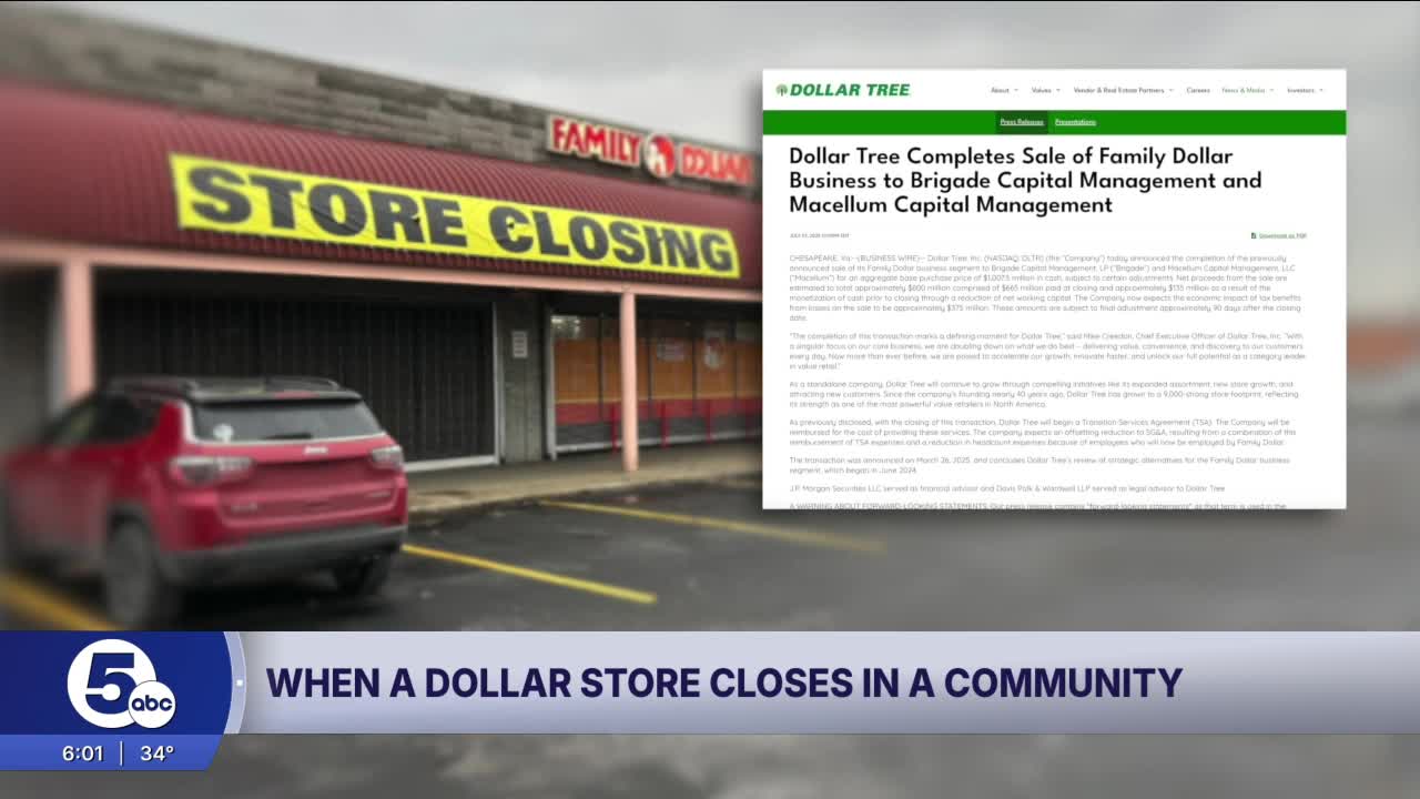 Northeast Ohio loses more Family Dollar stores
