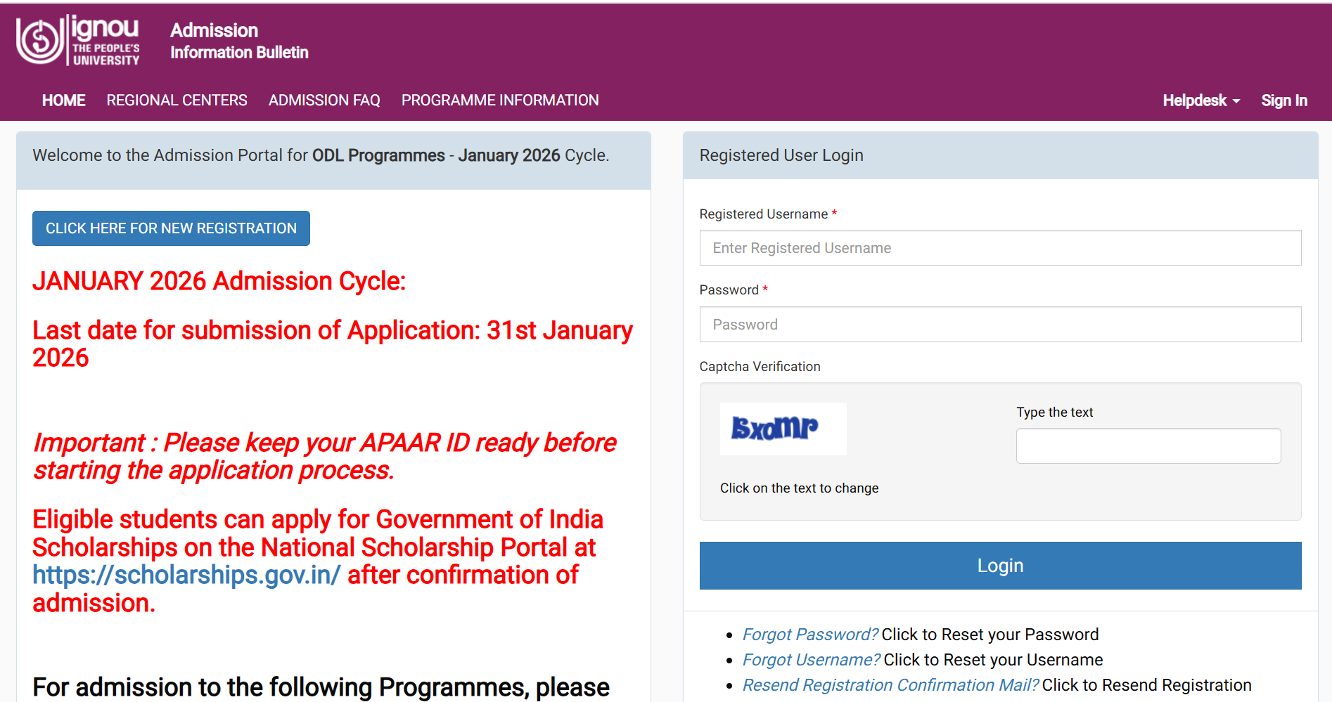 IGNOU opens admissions for January 2026 session in ODL programmes at ...