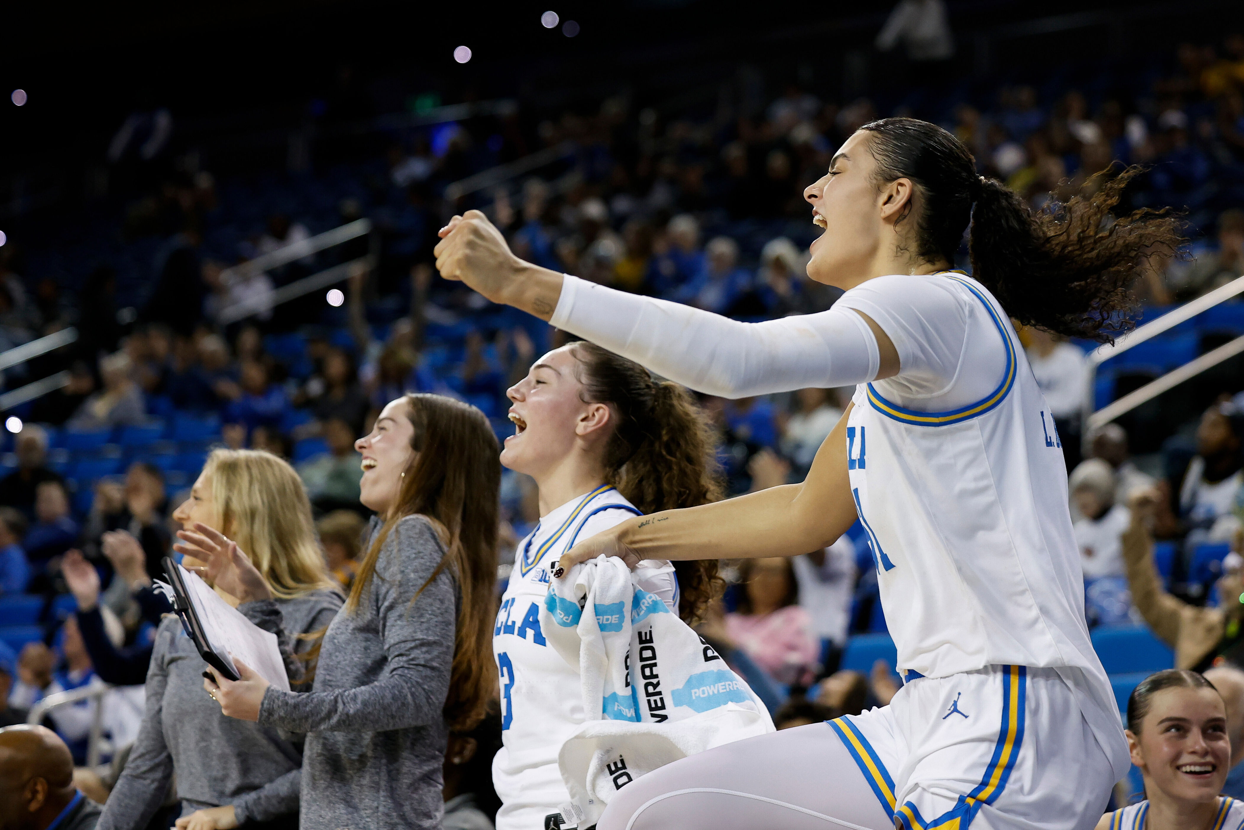 Betts, Rice help No. 4 UCLA women beat Cal Poly 115-28