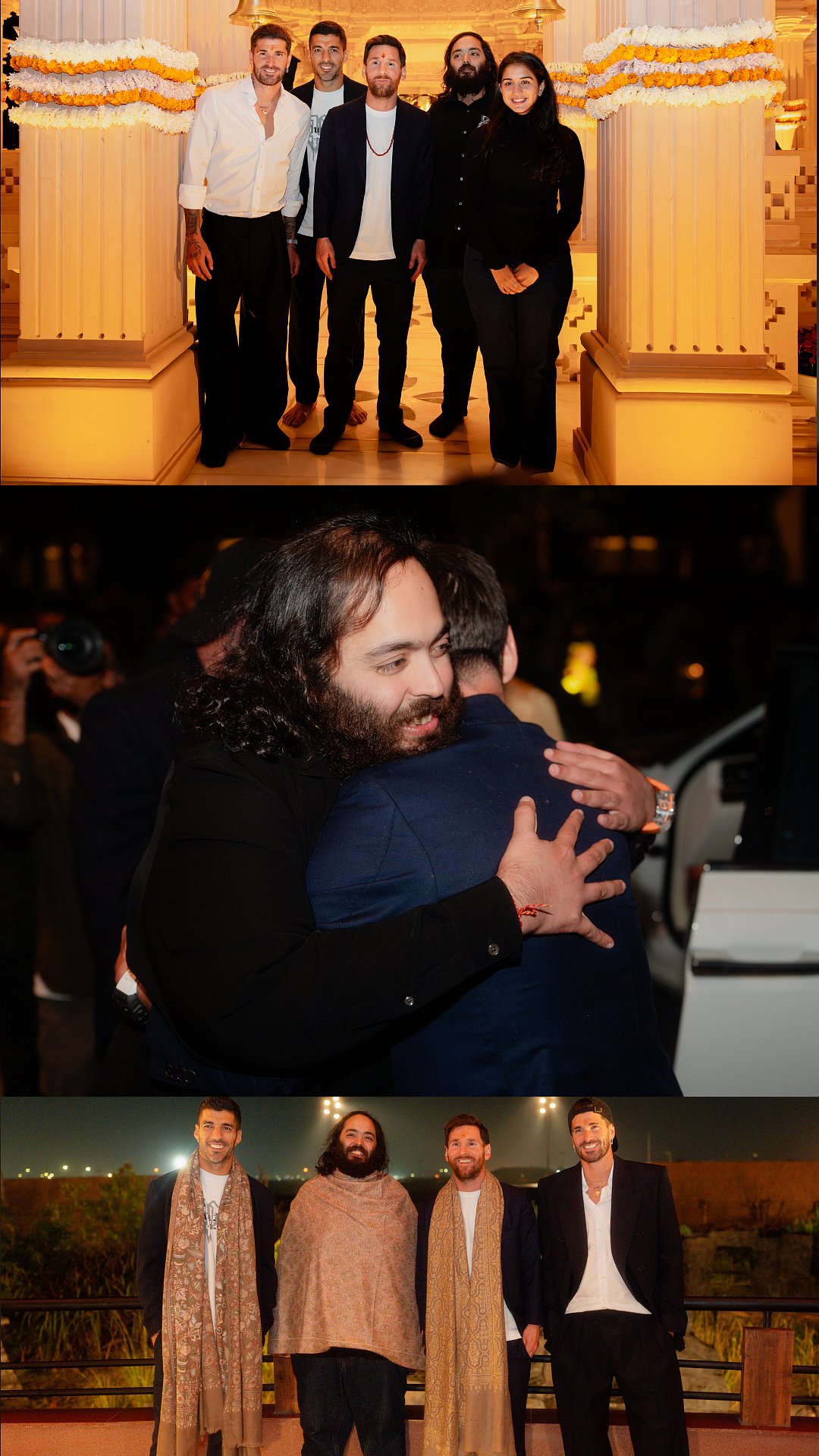 Messi hugs Anant Ambani in viral photo, participates in 'matka phod ...