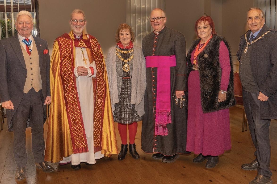 A Wigan church's congregation and VIPs give thanks for fund-raising and ...