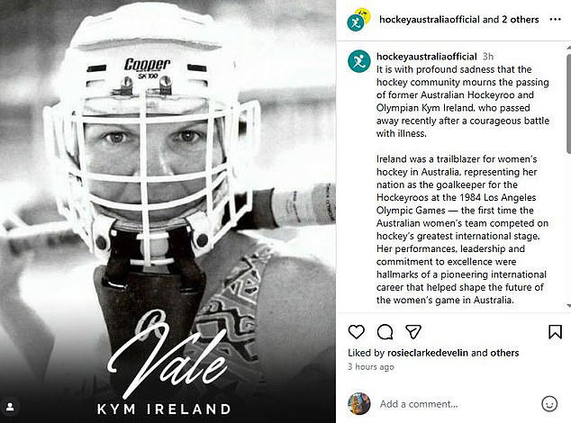 Aussie sport mourns death of history-making Olympian after she lost her ...