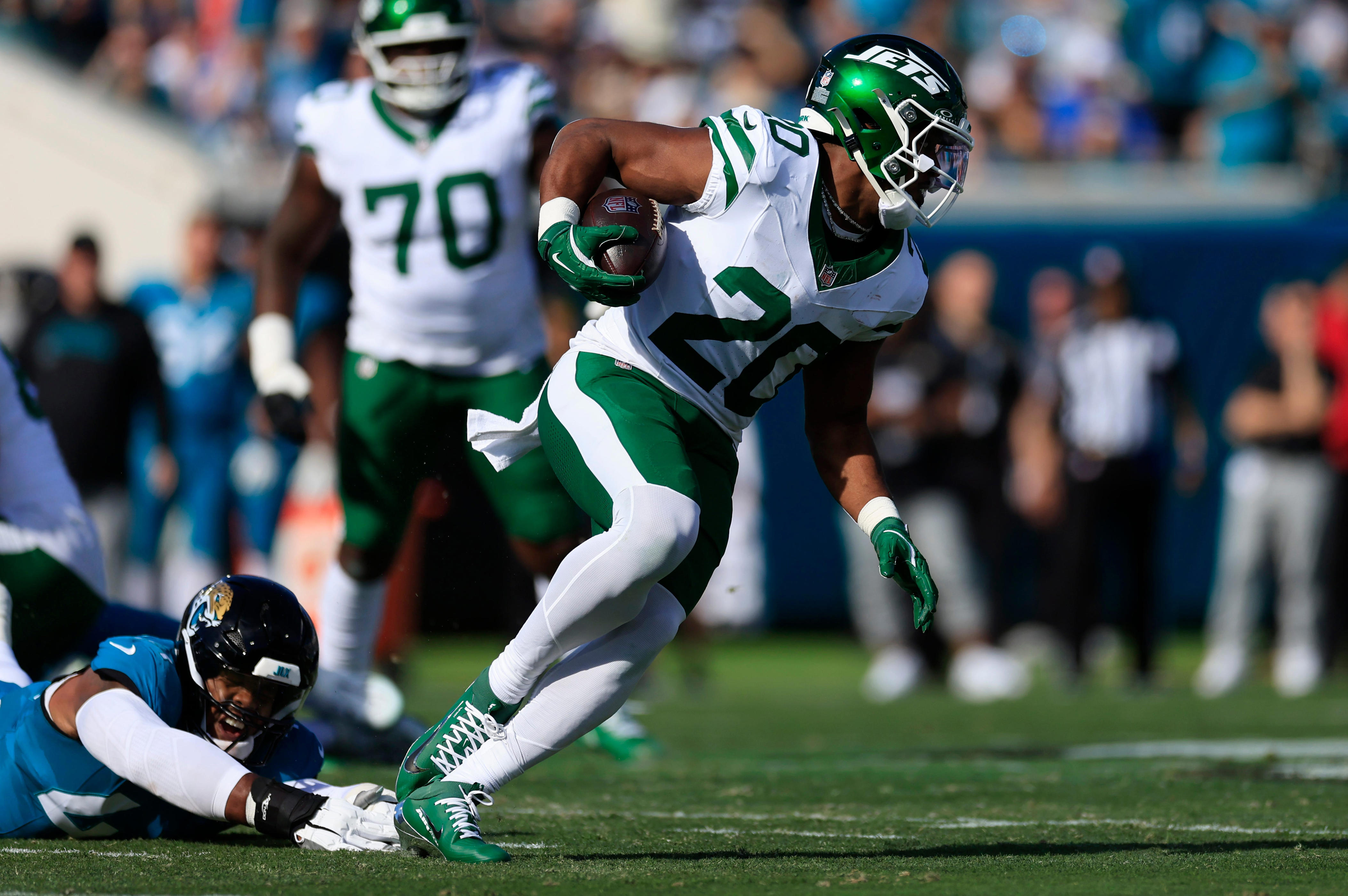 PFF: 5 highest-graded Jets players on offense vs. the Jaguars