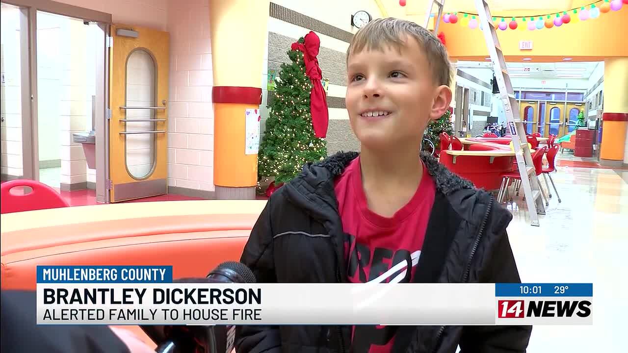 Muhlenberg County boy saves family from house fire