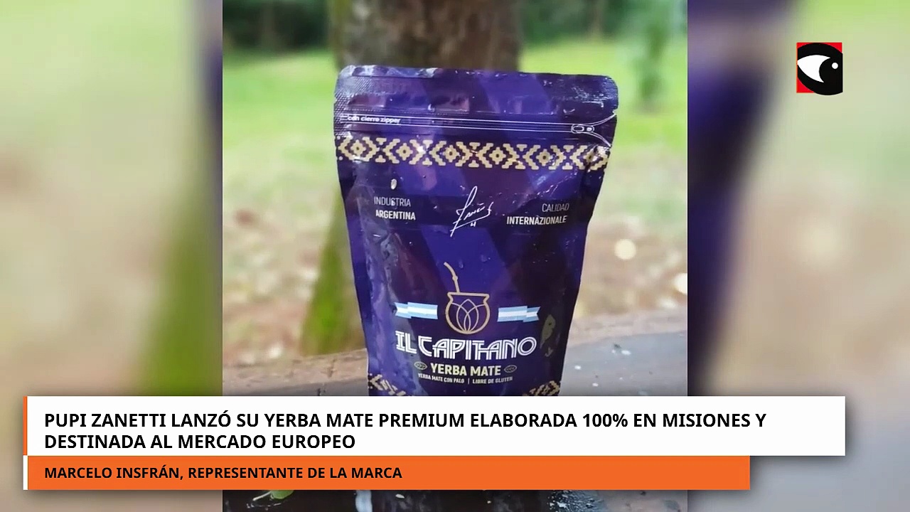 Pupi Zanetti lanzó su yerba mate premium elaborada 100% en Misiones y ...