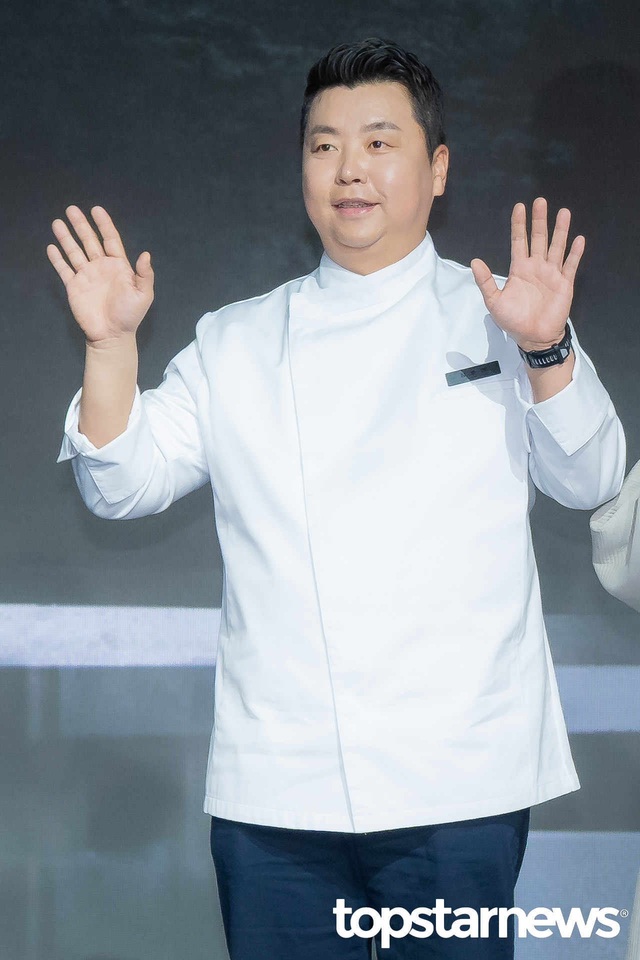 백수저 정호영 셰프 푸근한 미소 흑백요리사 시즌2 기자간담회 [hd포토]