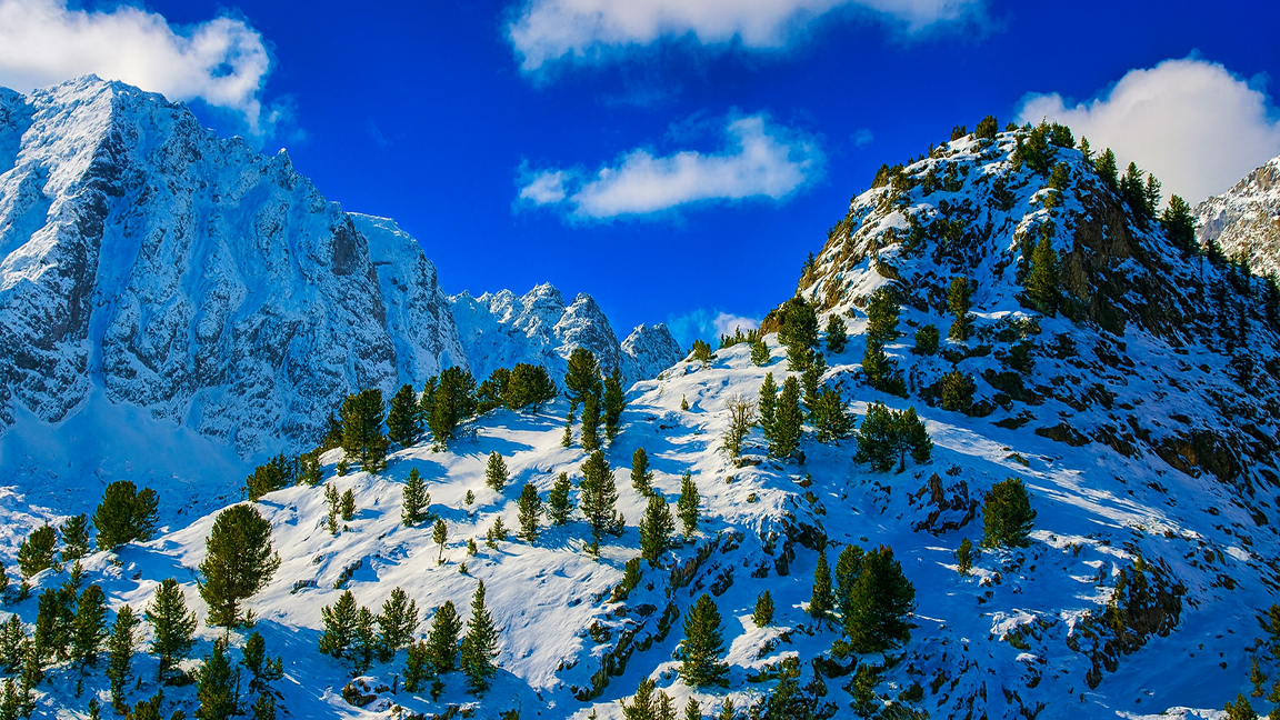 The magic of winter mountains