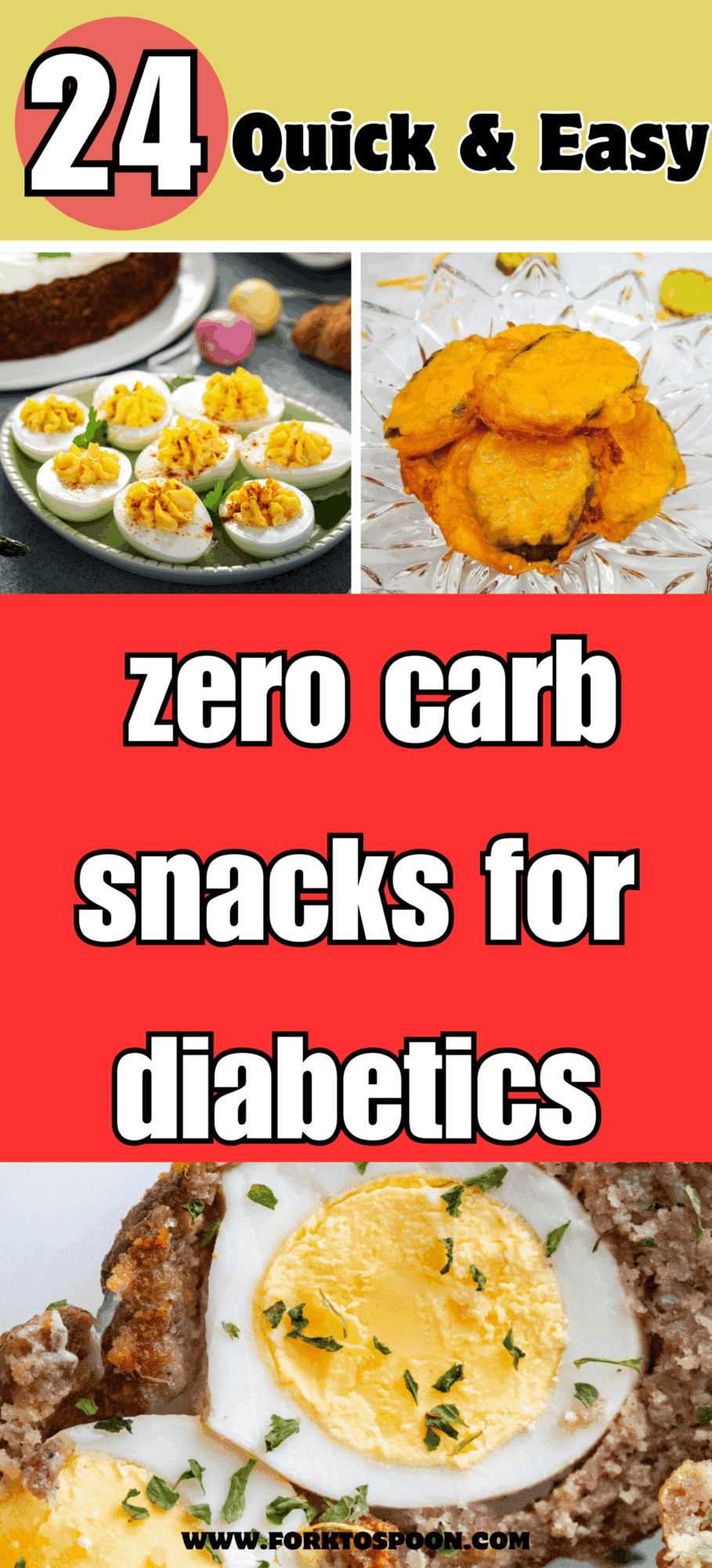 24 zero carb snacks for diabetics