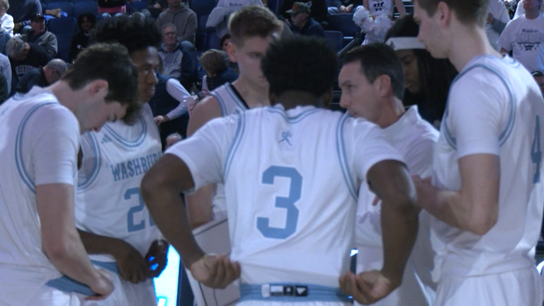 Washburn men’s basketball wins top-10 matchup, earns No. 1 ranking