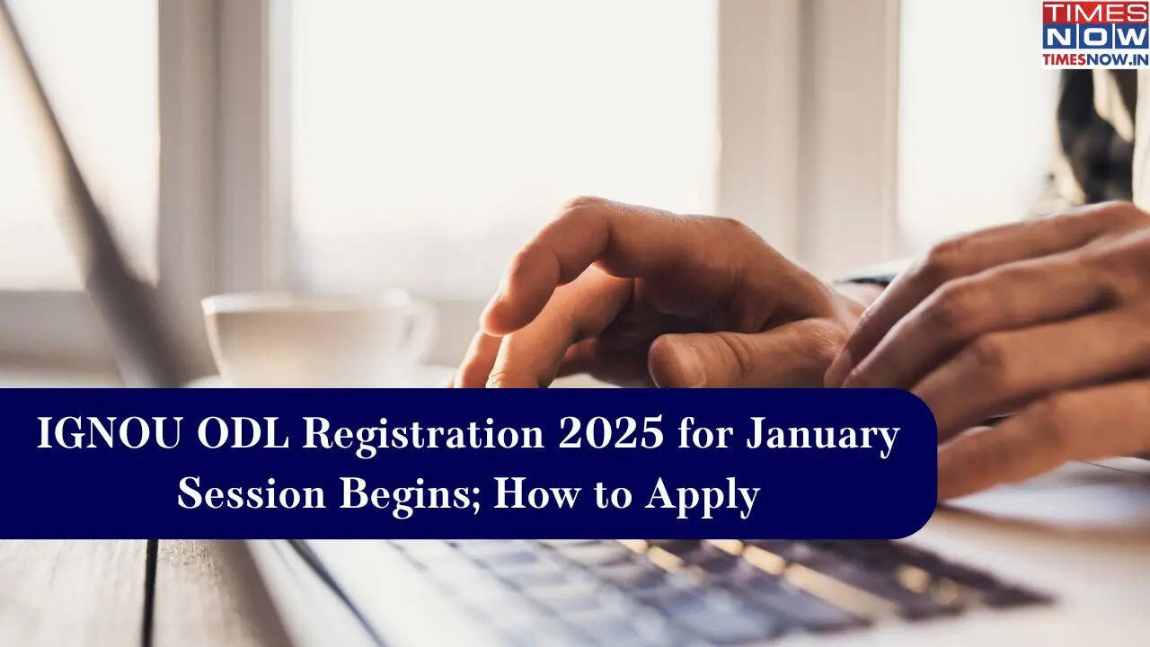 IGNOU ODL registration 2025 for January session begins; how to apply