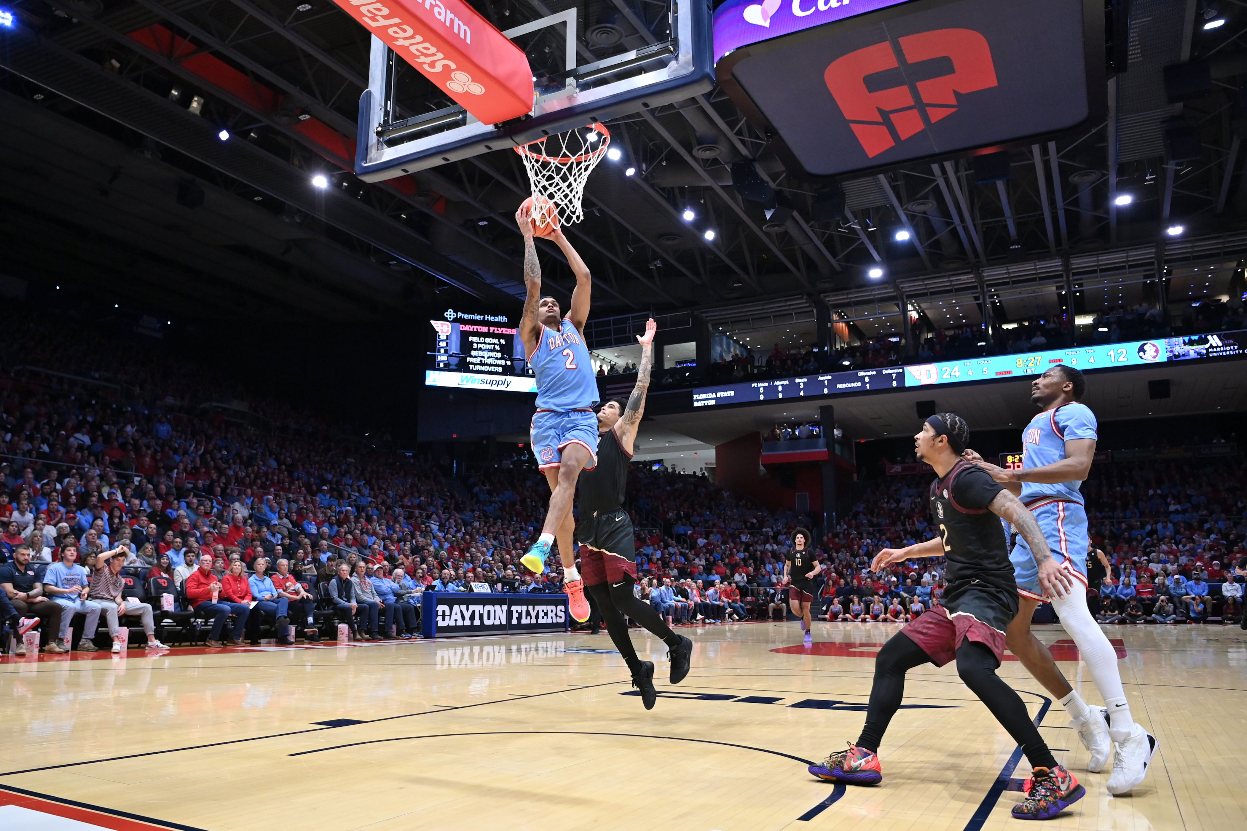 Dayton Flyers set UD Arena record in blowout win over Florida State