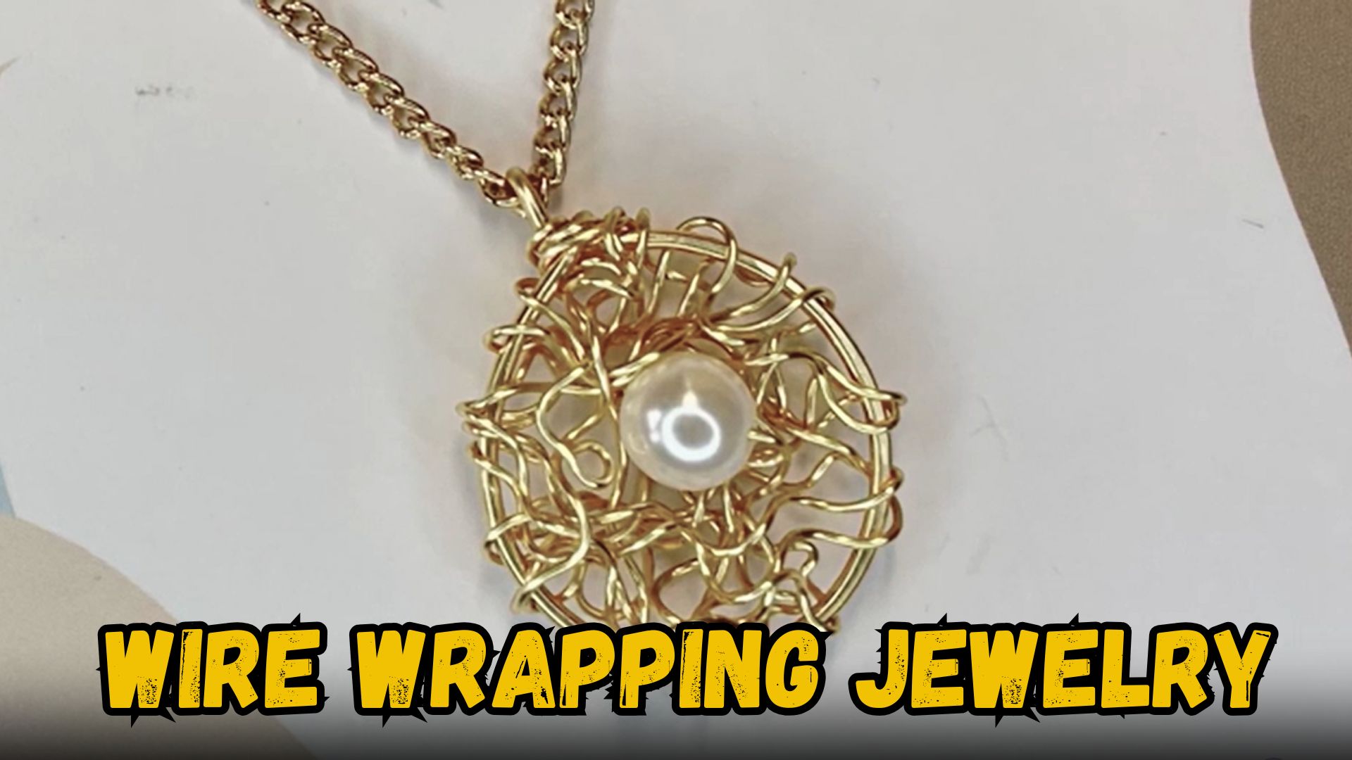 Easy wire wrapping jewelry tutorial for beginners