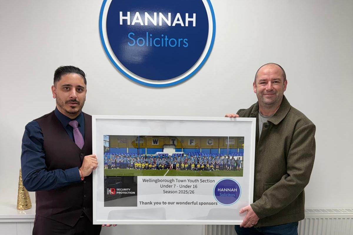 Wellingborough Town Football Club's youth teams get new sponsorship ...