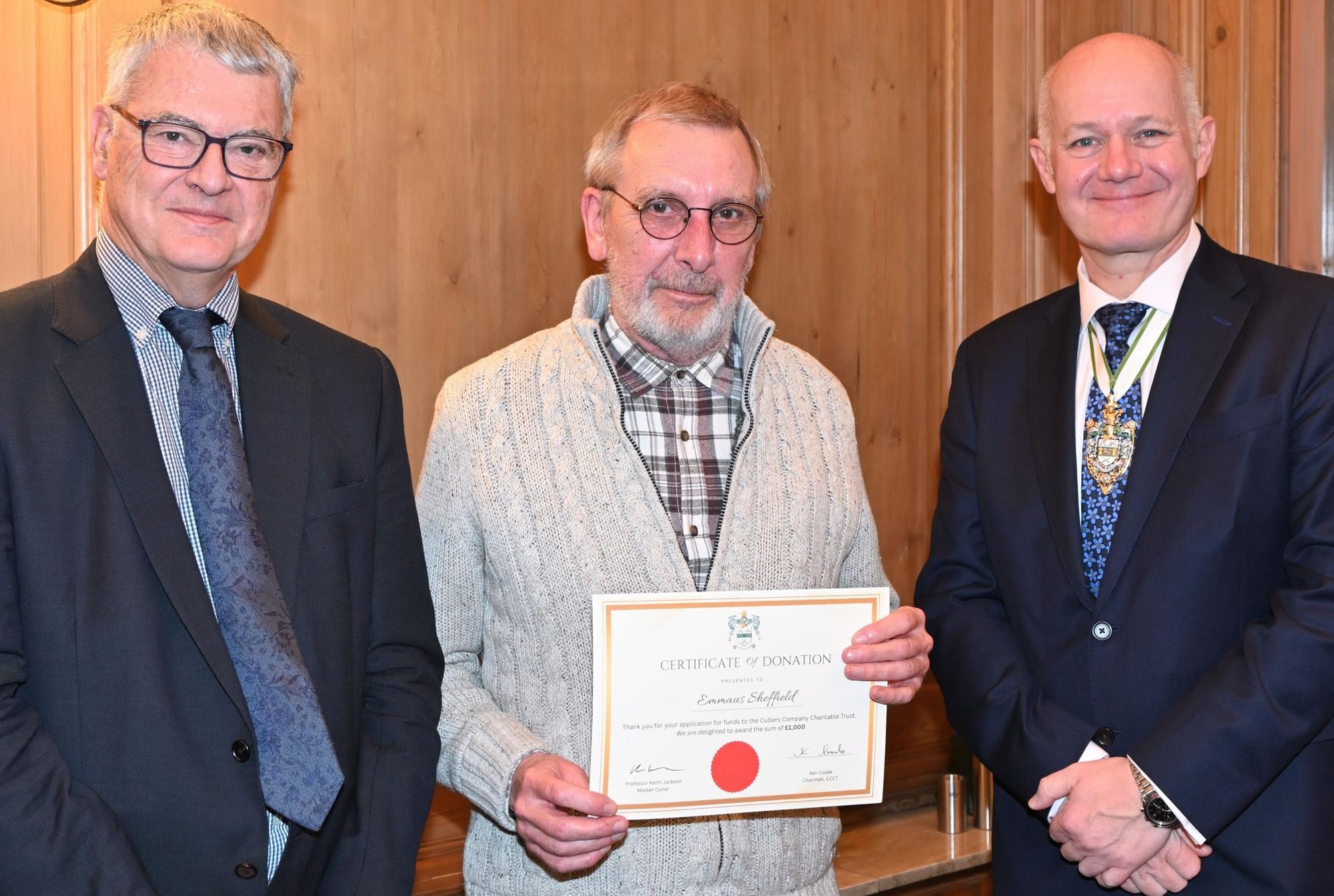Company of Cutlers’ Charitable Trust supports Emmaus Sheffield