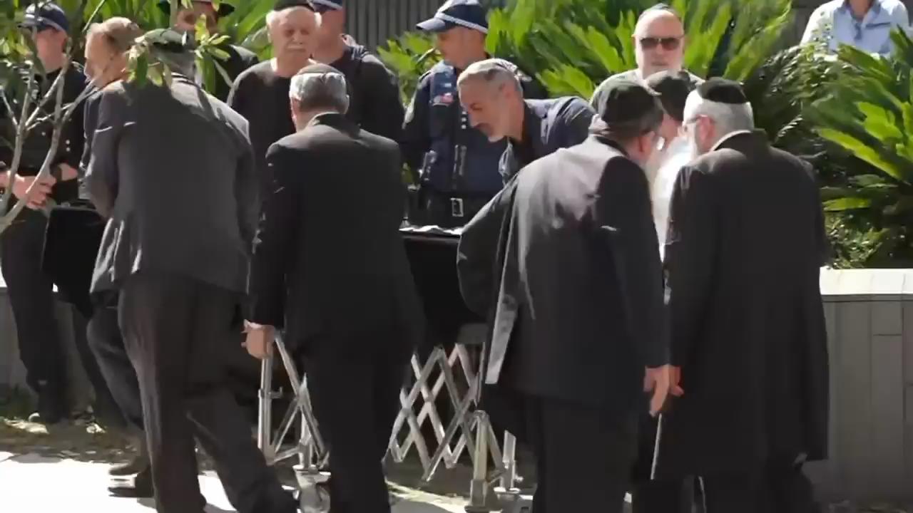 Grief, tears and anger as rabbi's funeral is first for victims of ...