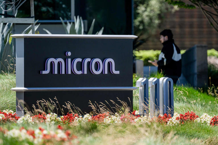 Micron crushes earnings. The stock is rising.