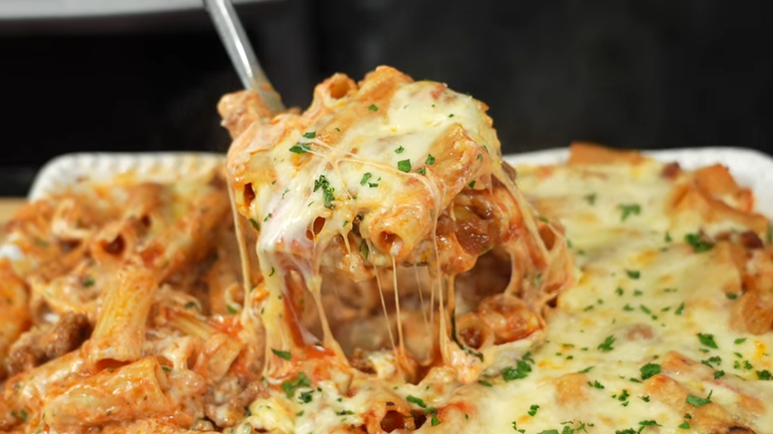 Why our baked ziti tastes like a restaurant dish