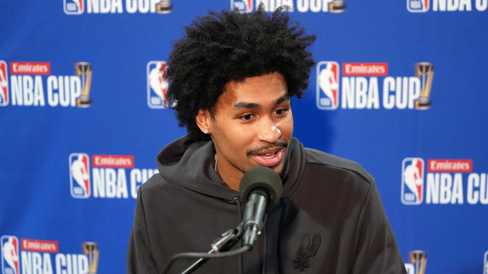 Spurs’ Dylan Harper reveals silver lining in NBA Cup Championship loss to Knicks