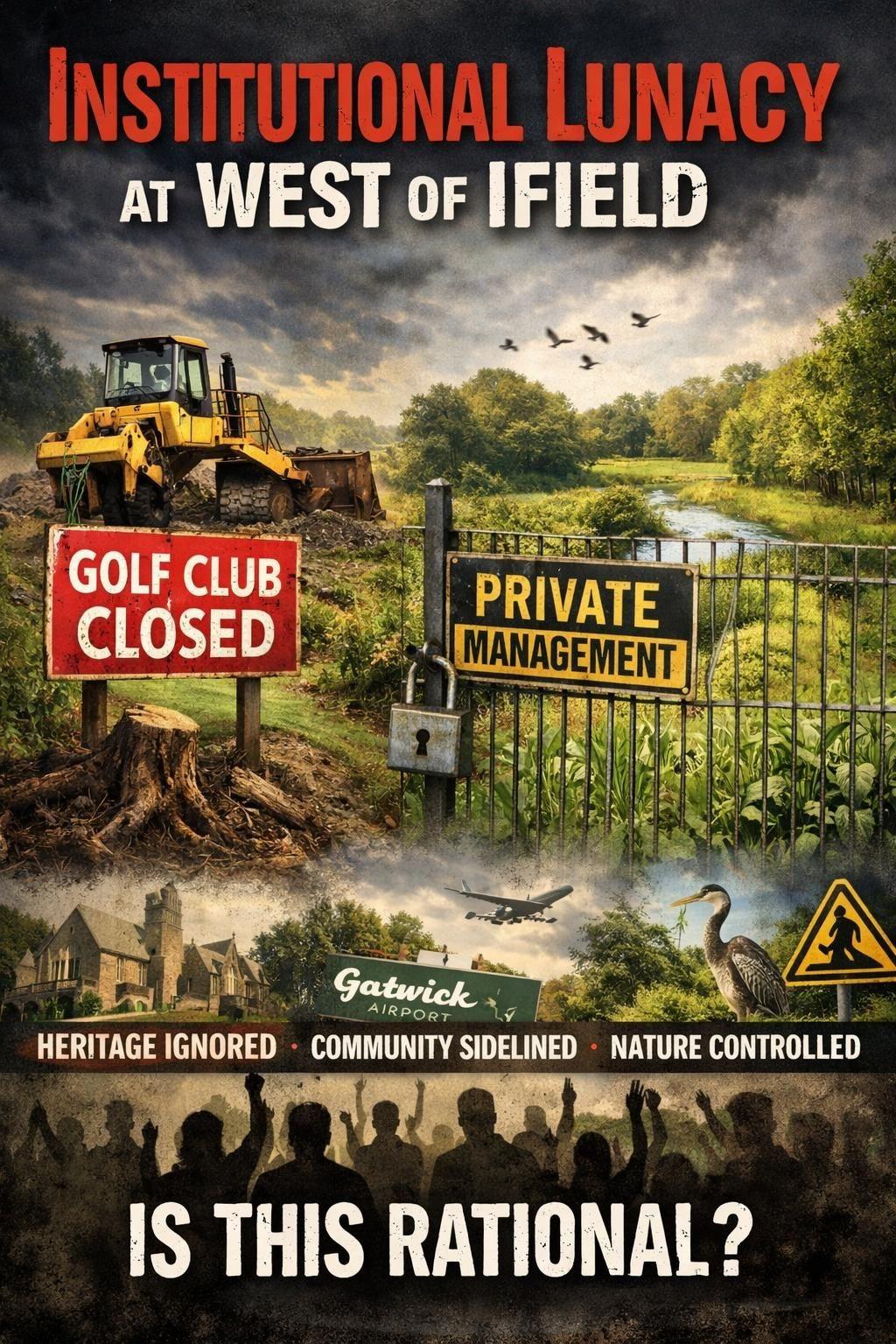 Letter to the editor: Institutional lunacy west of Ifield - is this ...