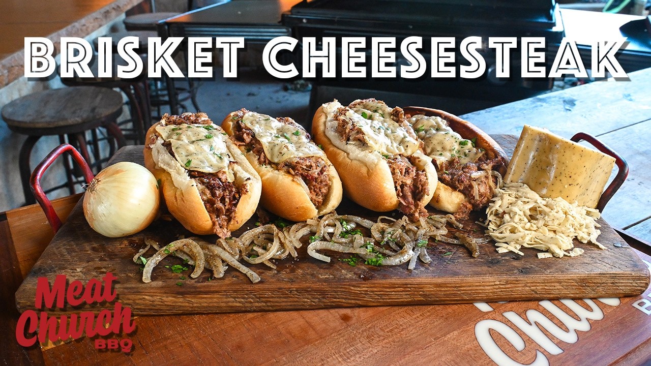 Make brisket cheesesteaks loaded with smoky savory barbecue flavor