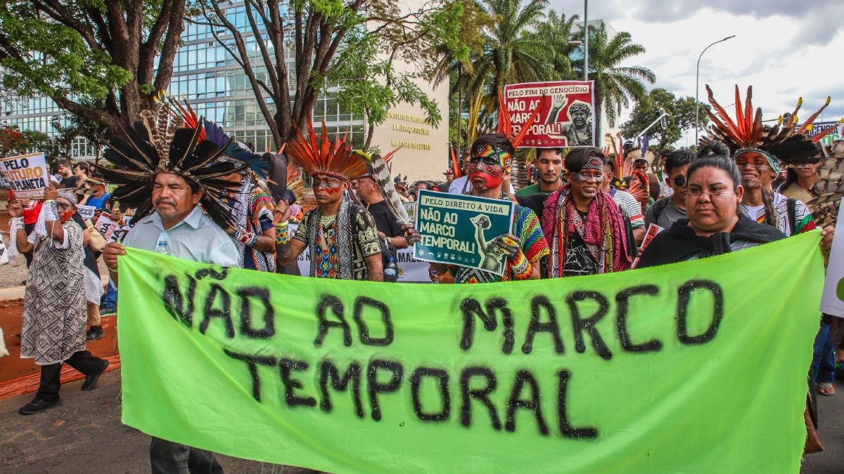 Marco temporal: indígenas promovem mobilização em todo o país contra tese