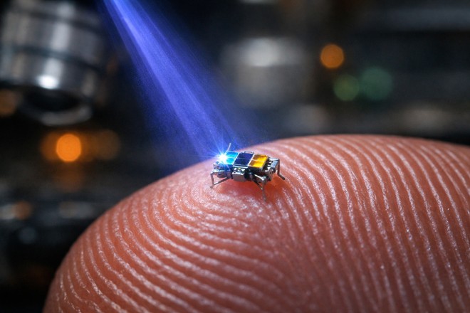 Creati robot grandi come batteri: autonomi per mesi grazie alla luce